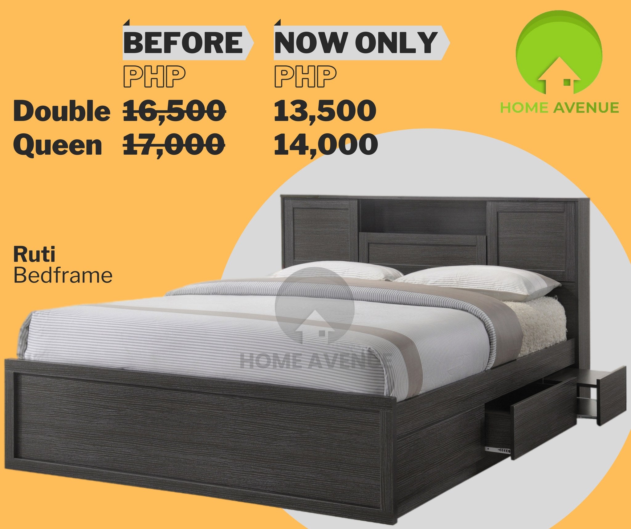 Ruti Bedframe – Home Avenue Home and Office Furniture Shop