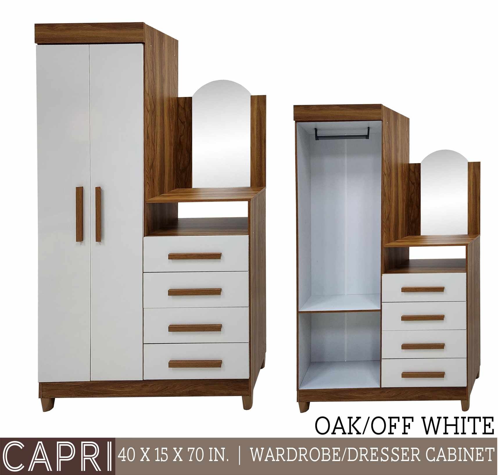 Capri Wardrobe Cabinet – Home Avenue Home and Office Furniture Shop