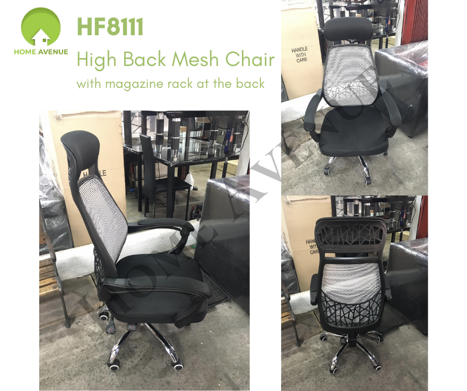 HF8111 High Back Mesh Chair For Office Work | The Home Avenue – Home ...