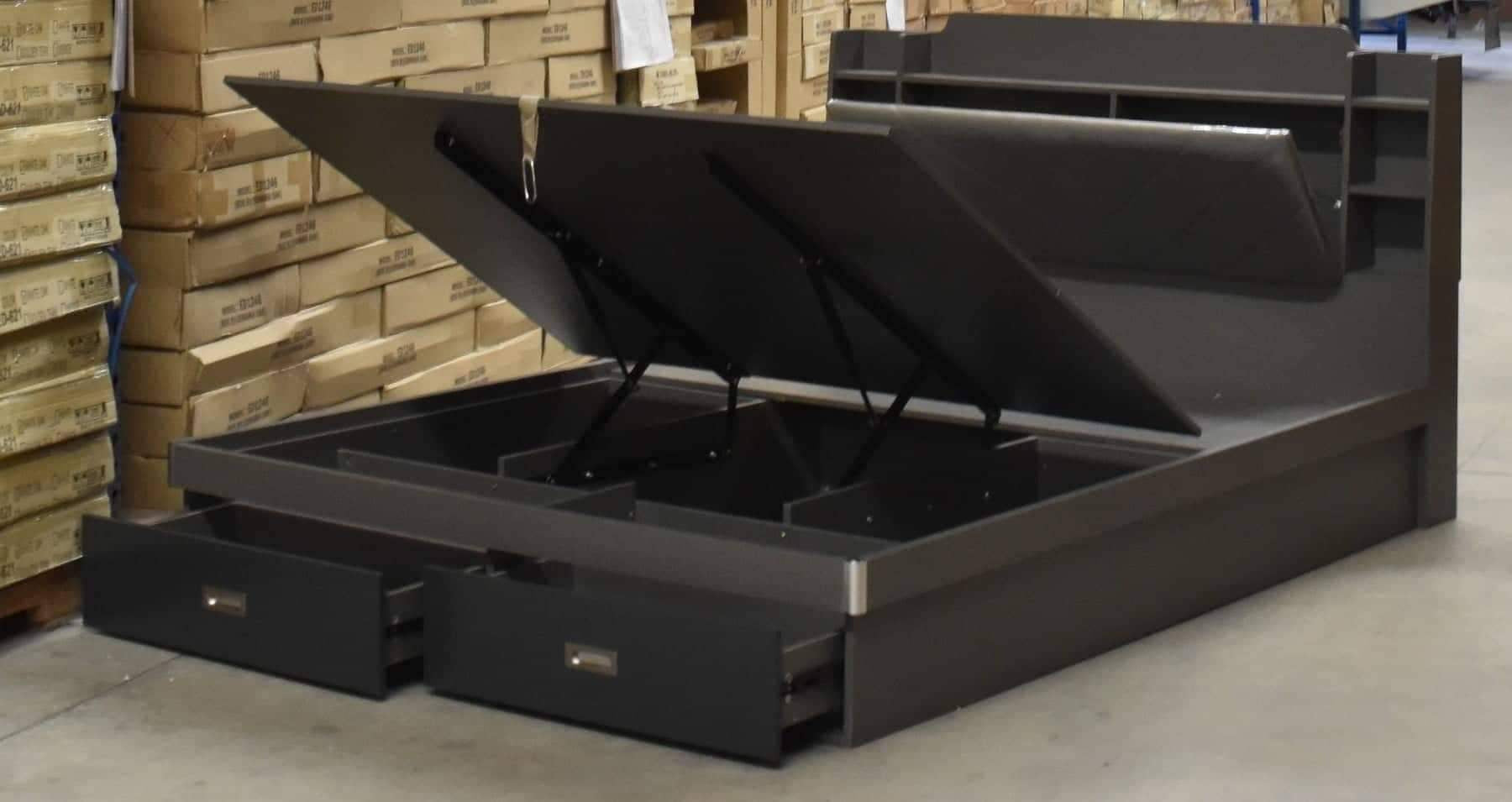 Wicker Bed with Storage Drawers For Home Online | The Home Avenue ...